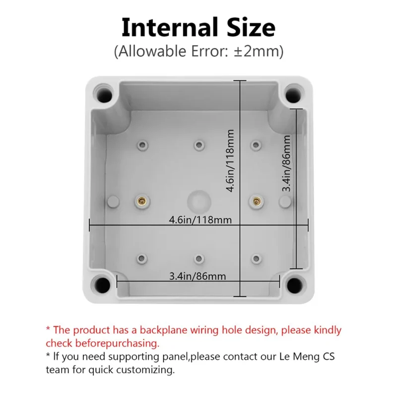 Electrical Outdoor Waterproof ABS Box
