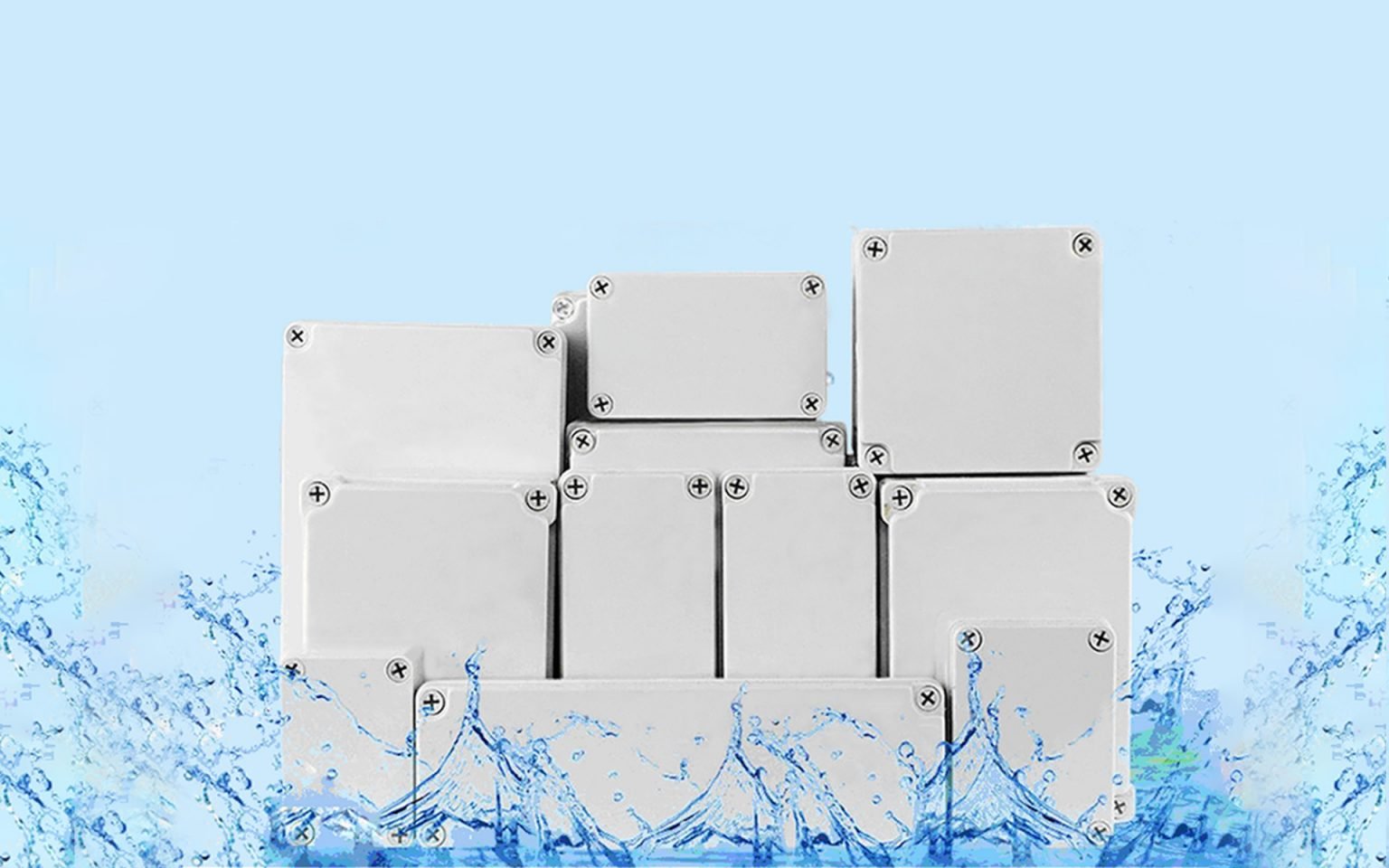 Waterproof Plastic Junction Box for Outdoor Electrical Projects