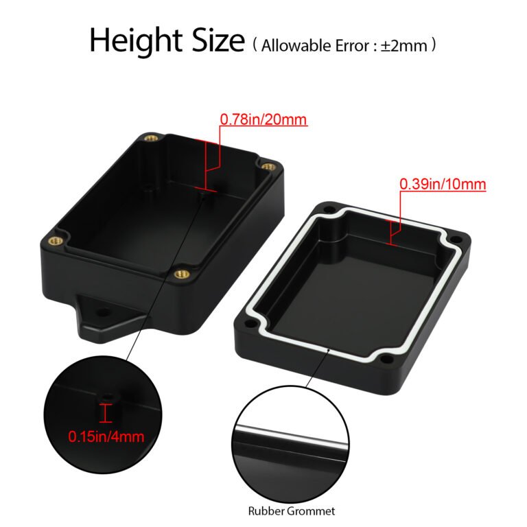 Junction Box Project Use – Plastic ABS Enclosure | LeMotech