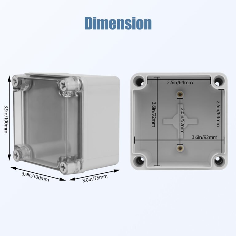 4x4 junction box - LeMotech | Waterproof Junction Box | Hinged Junction Box